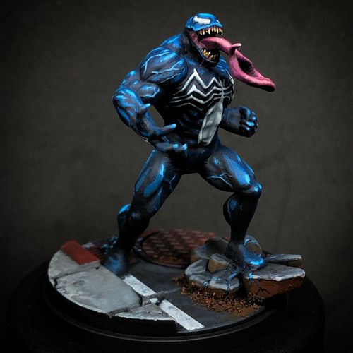 Painting Marvel Crisis Protocol - Updated - Black Widow and Venom ...