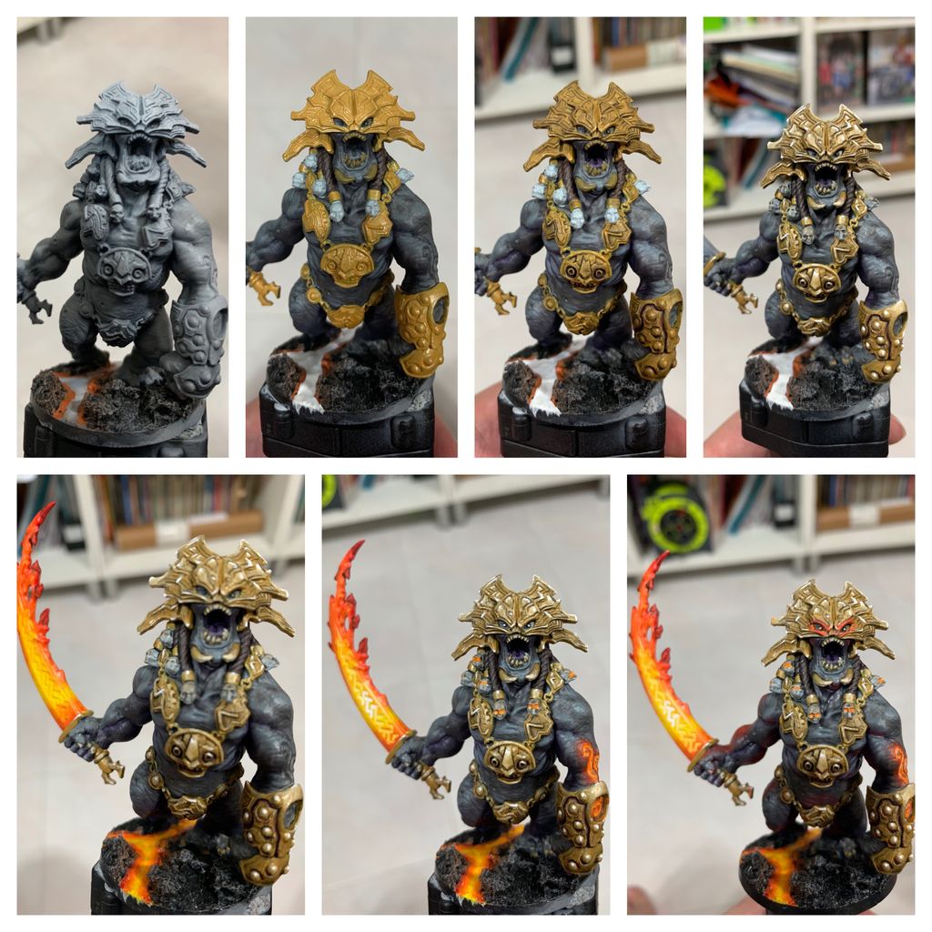 Painting Blood Rage Monsters | Blood Rage