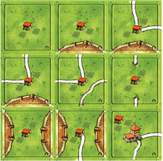 Tithe barns (fan expansion to Carcassonne) | Board Game | BoardGameGeek