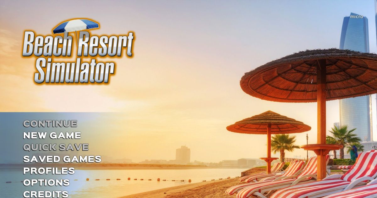 Beach Resort Simulator | Video Game | BoardGameGeek