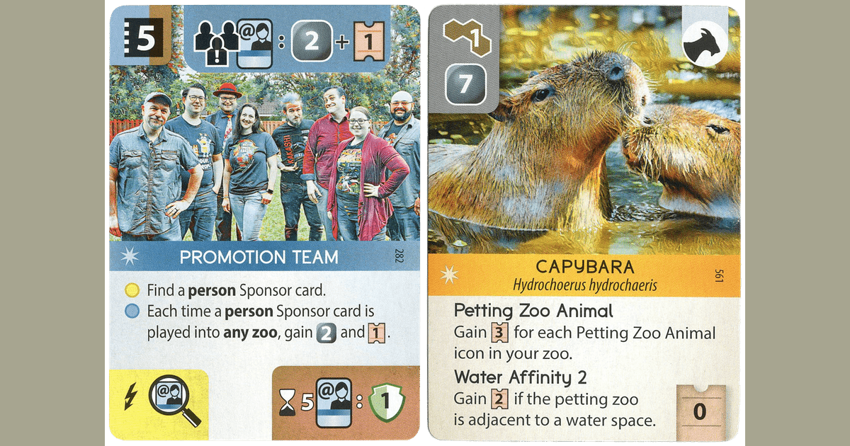 Anywhere to buy these? | Ark Nova: Promotion Team & Capybara Promo Cards