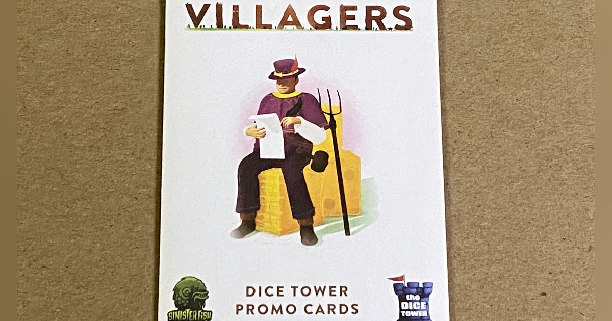 Villagers: Dice Tower Promo Cards | Board Game | BoardGameGeek