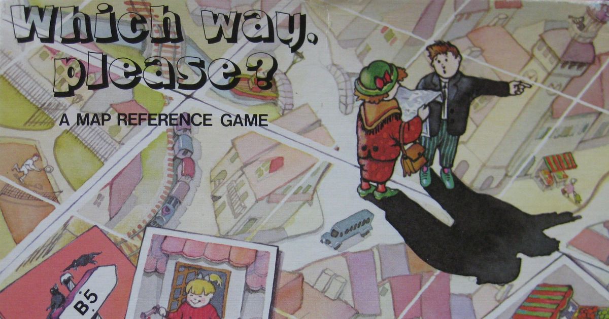 Which Way, Please? A Map Reference Game | Board Game | BoardGameGeek