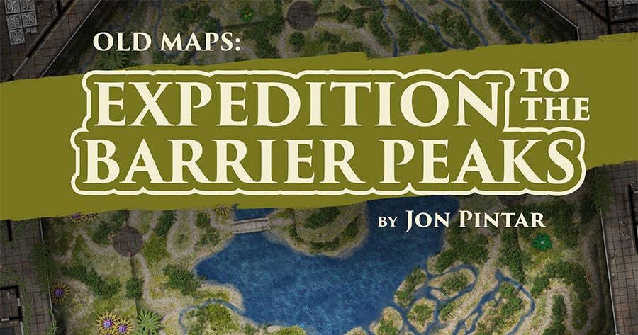 Realistic Maps: Expedition to the Barrier Peaks | RPG Item | RPGGeek