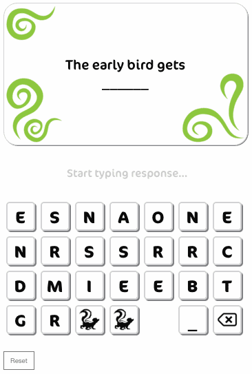 Stinker Challenge #37: "The early bird gets _____" | Your Weekly ...