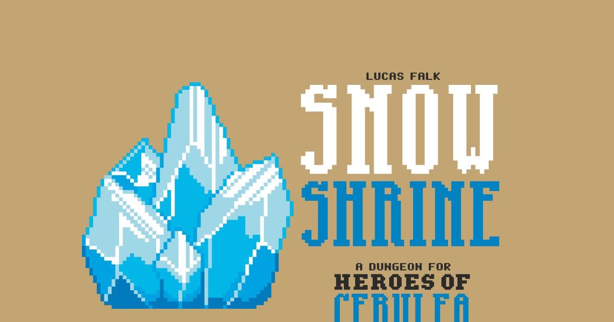 Snow Shrine | RPG Item | RPGGeek