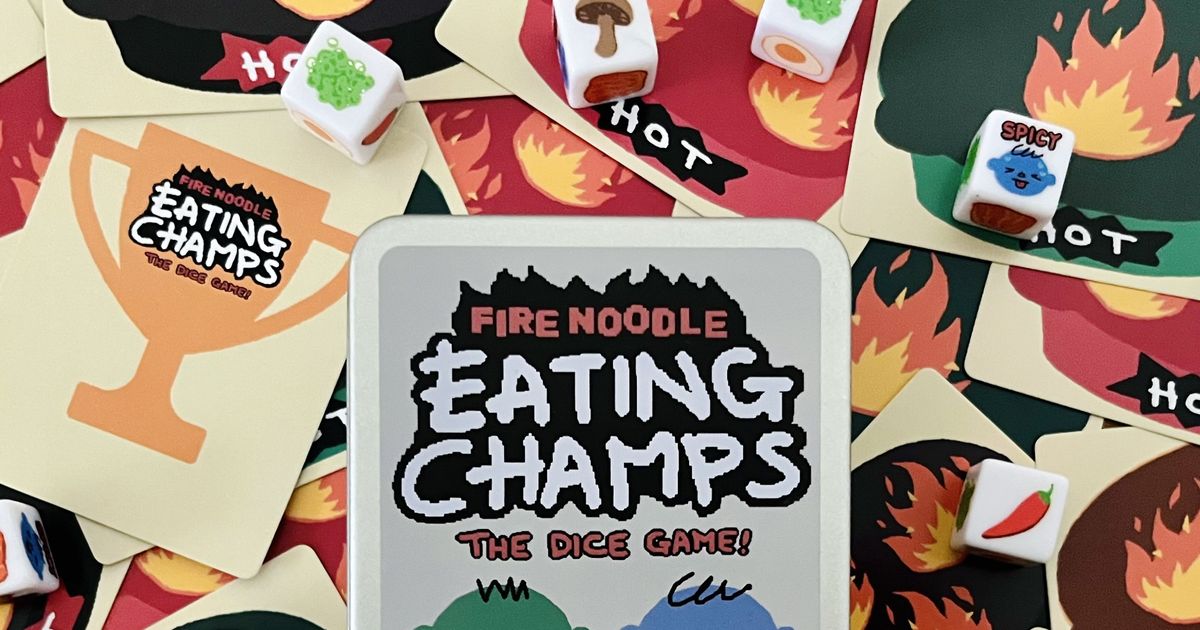 Fire Noodle Eating Champs! The Dice Game | Board Game | BoardGameGeek