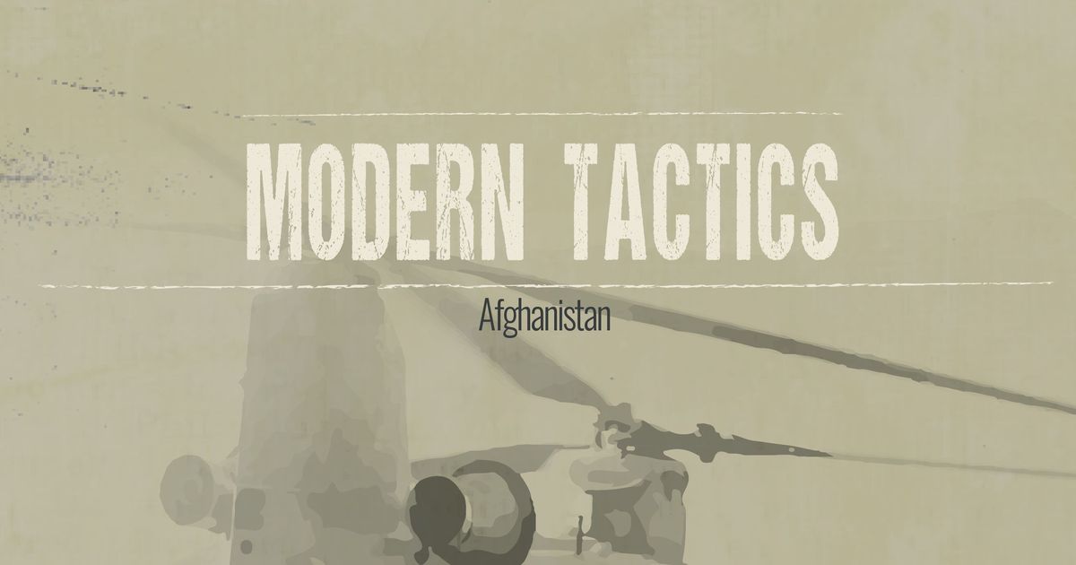 Modern Tactics #1: Afghanistan | Board Game | BoardGameGeek