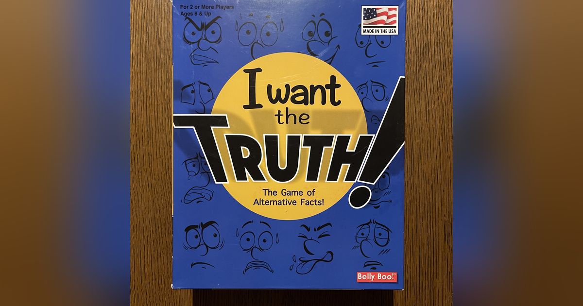 I Want the Truth! | Board Game | BoardGameGeek