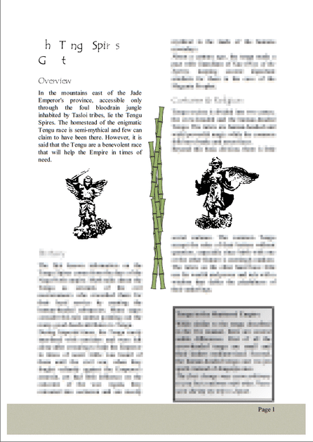 Gaz8: The Tengu Spires Gazetteer | RPG Item | RPGGeek