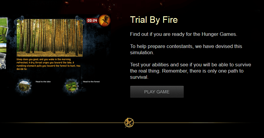 The Hunger Games: Trial By Fire | Video Game | VideoGameGeek