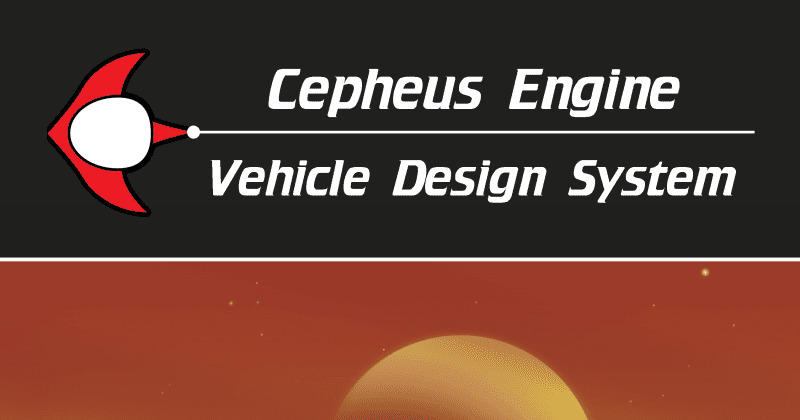Cepheus Engine Vehicle Design System | RPG Item | RPGGeek