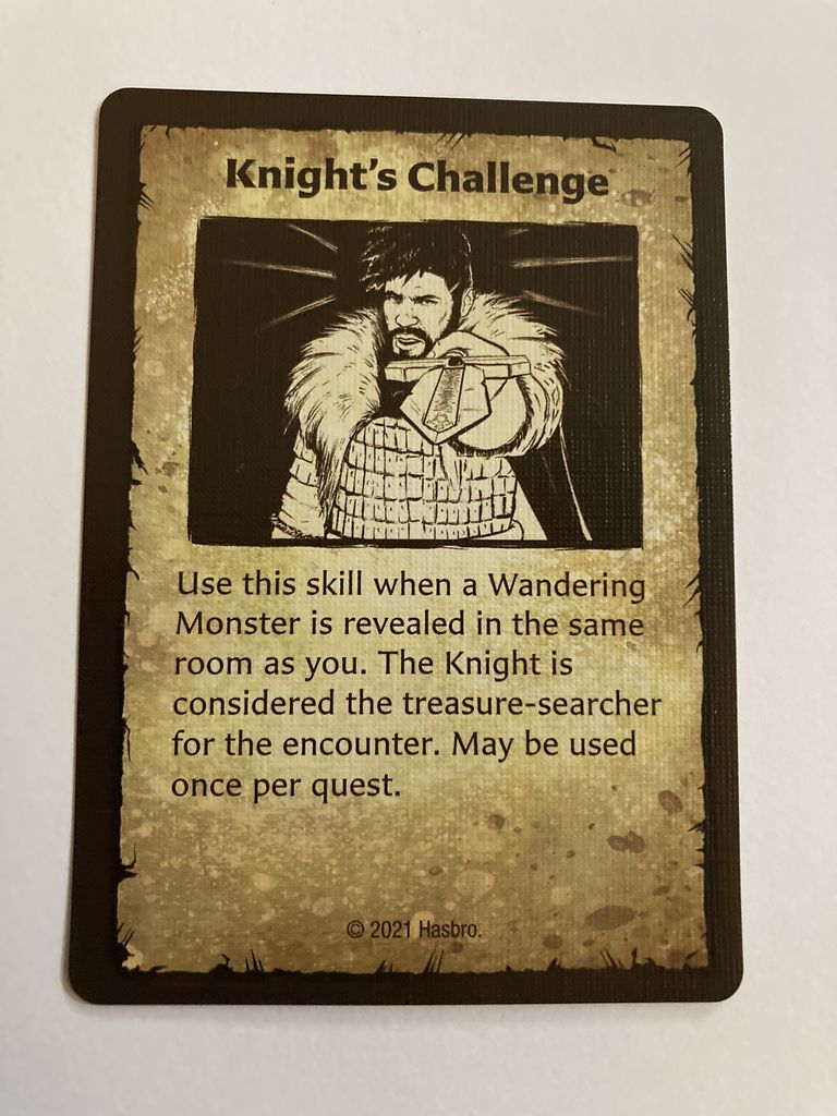 Knight Champion Cards | HeroQuest