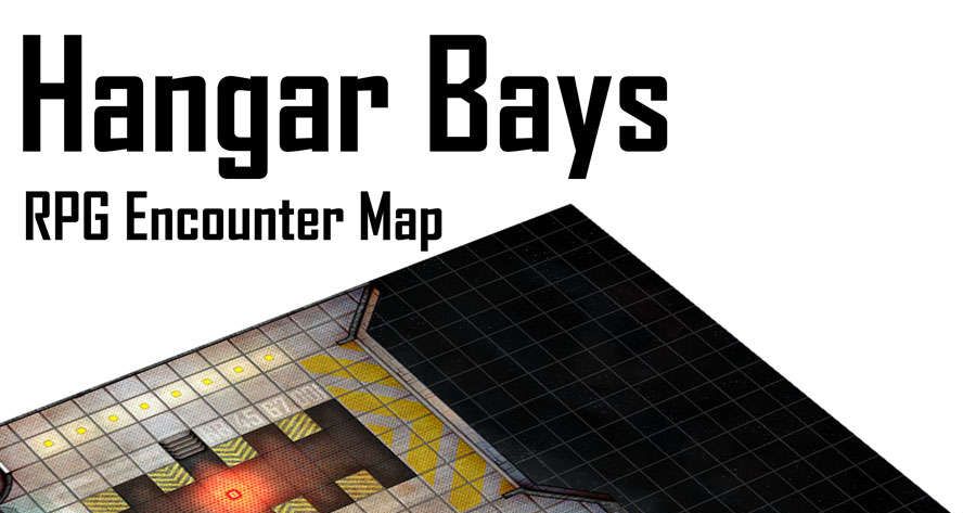 Hangar Bays RPG Encounter Map | RPG Item | RPGGeek