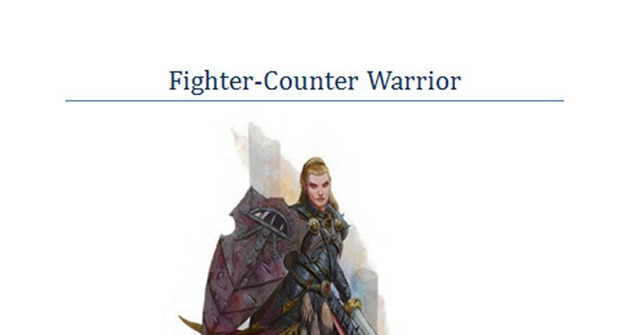 Fighter - Counter Warrior | RPG Item | RPGGeek