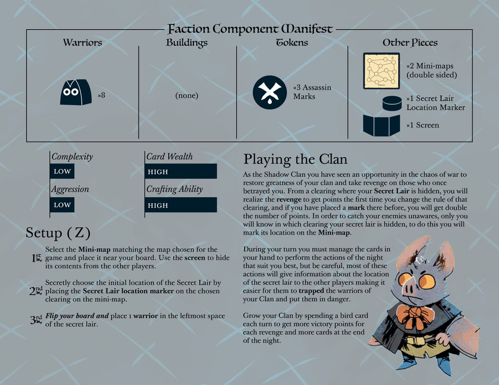 The Shadow Clan - A fan faction with hidden movement | Root