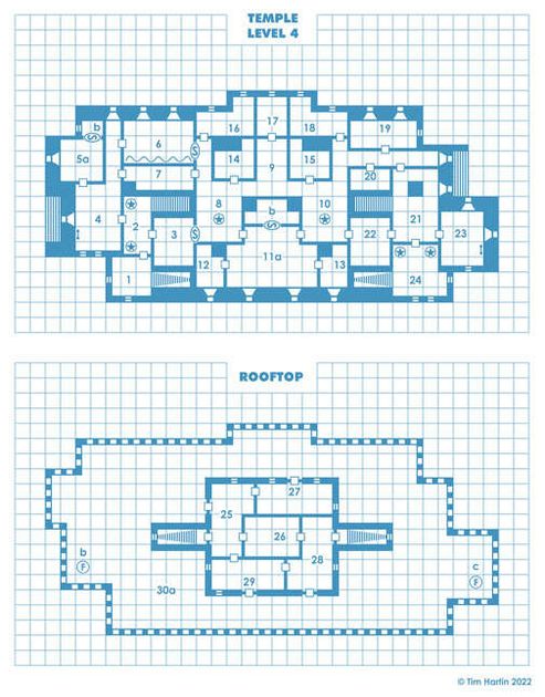 Old School Blue Map #021 | RPG Item | RPGGeek