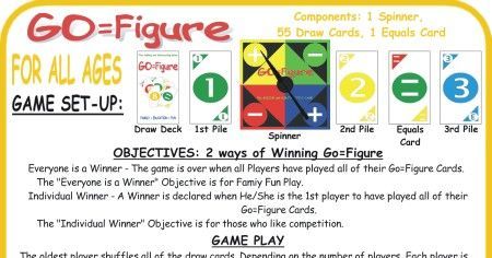 Go=Figure "The ADDING and SUBTRACTING GAME" | Board Game | BoardGameGeek