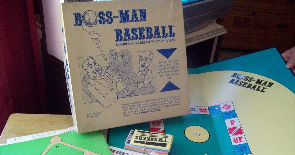 Boss Man Baseball | Board Game | BoardGameGeek