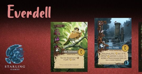 Everdell: Dice Tower Alternate Art Cards | Board Game Accessory ...
