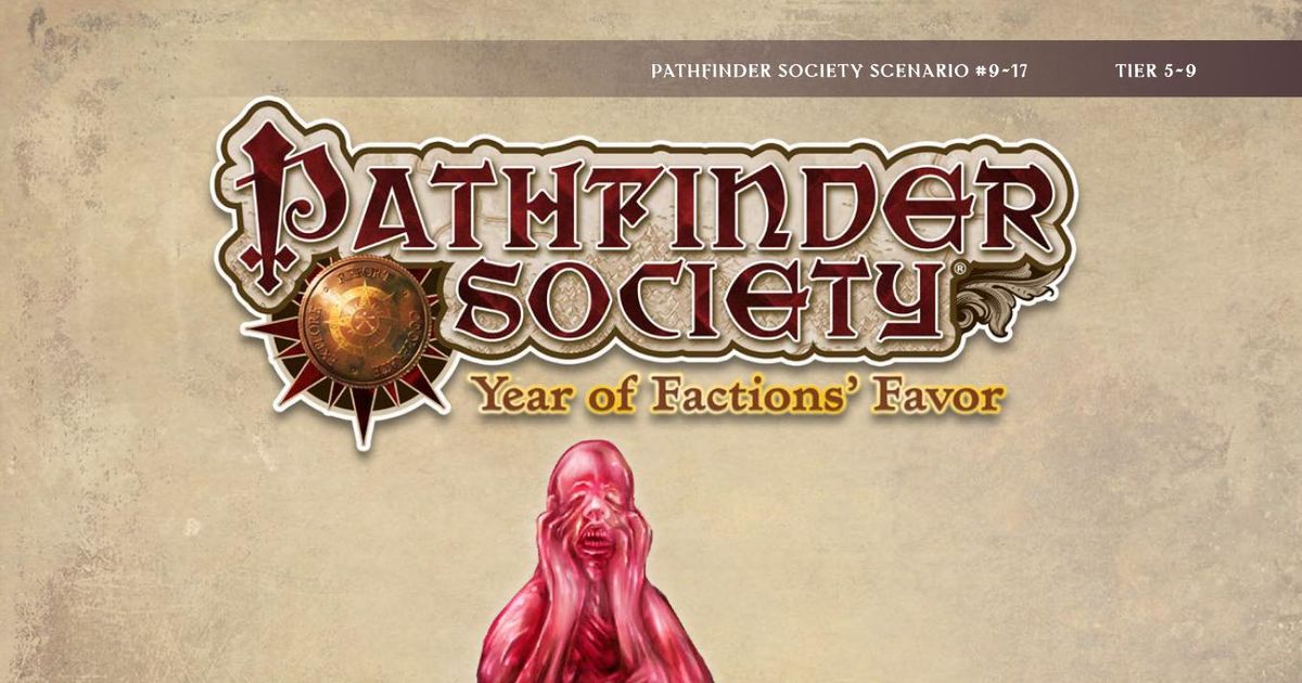 Pathfinder Society Scenario 9-17: Oath of the Overwatched | RPG Item ...