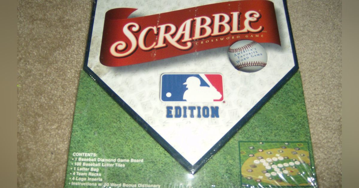 Scrabble: Major League Baseball Edition | Board Game | BoardGameGeek