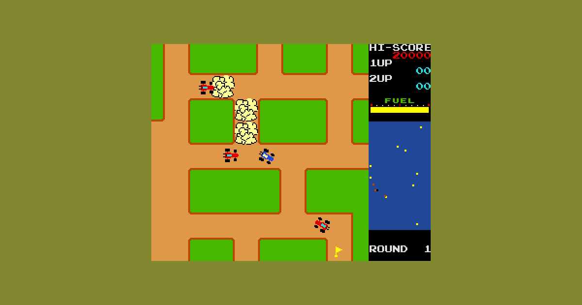 Rally-X | Video Game | VideoGameGeek