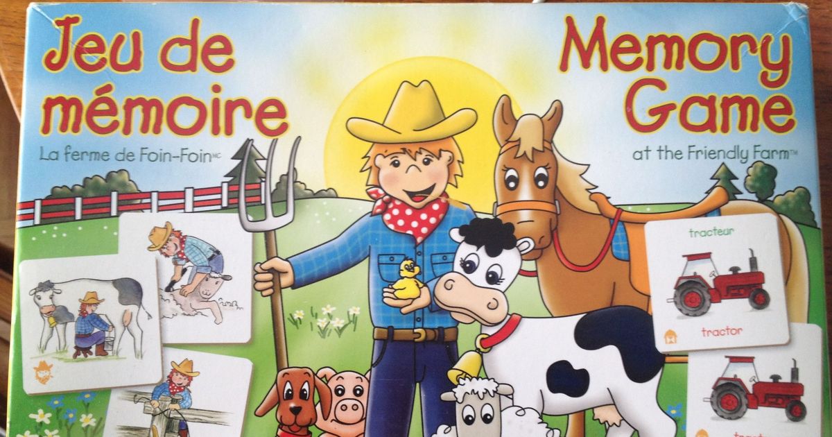 Memory Game at the Friendly Farm | Board Game | BoardGameGeek