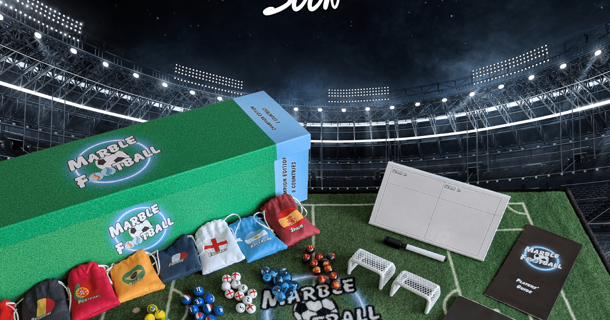 Marble Football | Board Game | BoardGameGeek