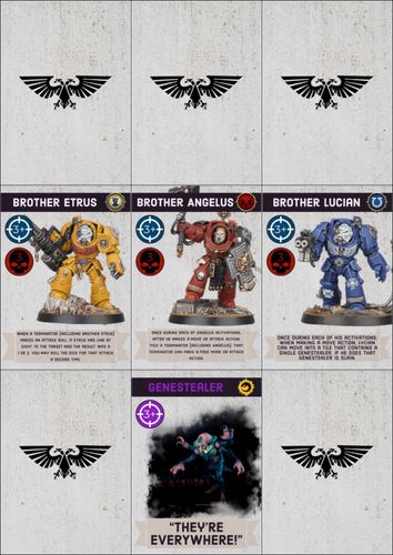 Custom cards to use terminator models | Space Marine Adventures ...