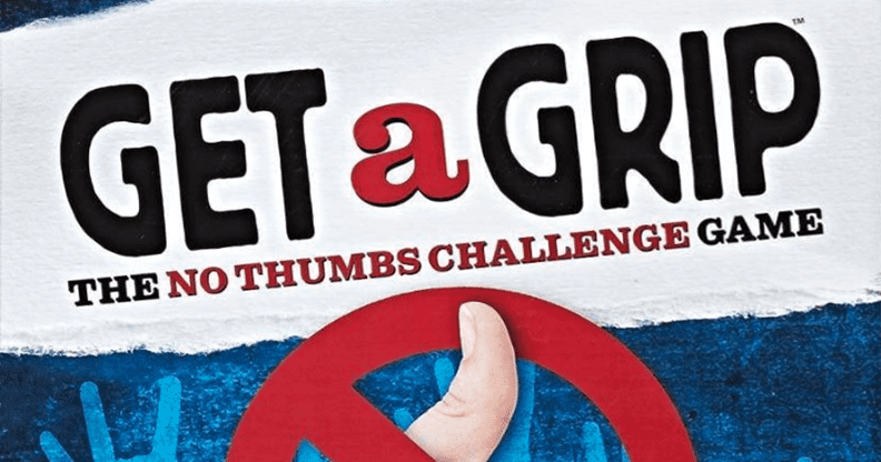 Get a Grip: The No Thumbs Challenge Game | Board Game | BoardGameGeek