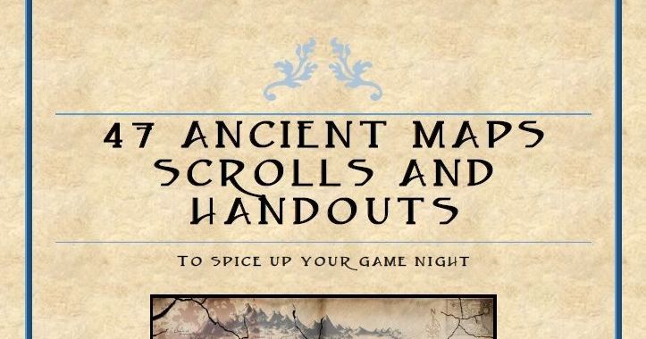 47 Ancient Scrolls, Maps, and Handouts to Spice up Your Game Night | RPG Item | BoardGameGeek