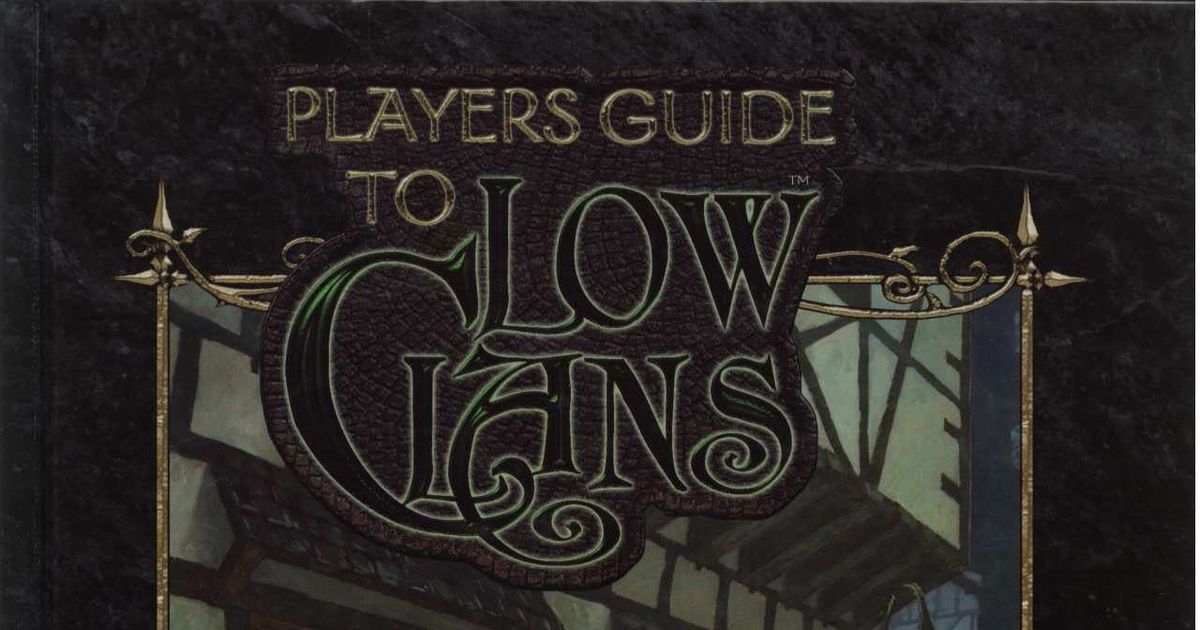 Players Guide to Low Clans | RPG Item | RPGGeek