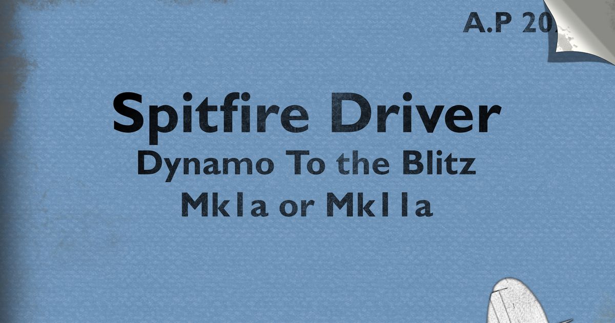 Spitfire Pilot 1940: Dynamo to the Blitz | Board Game | BoardGameGeek