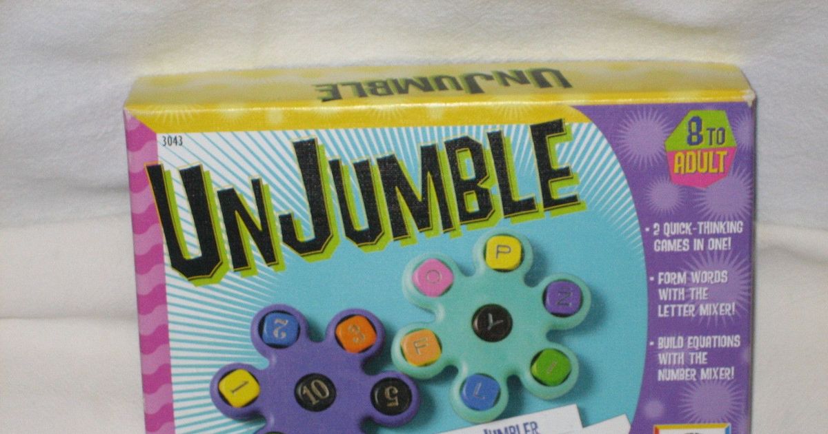 UnJumble | Board Game | BoardGameGeek