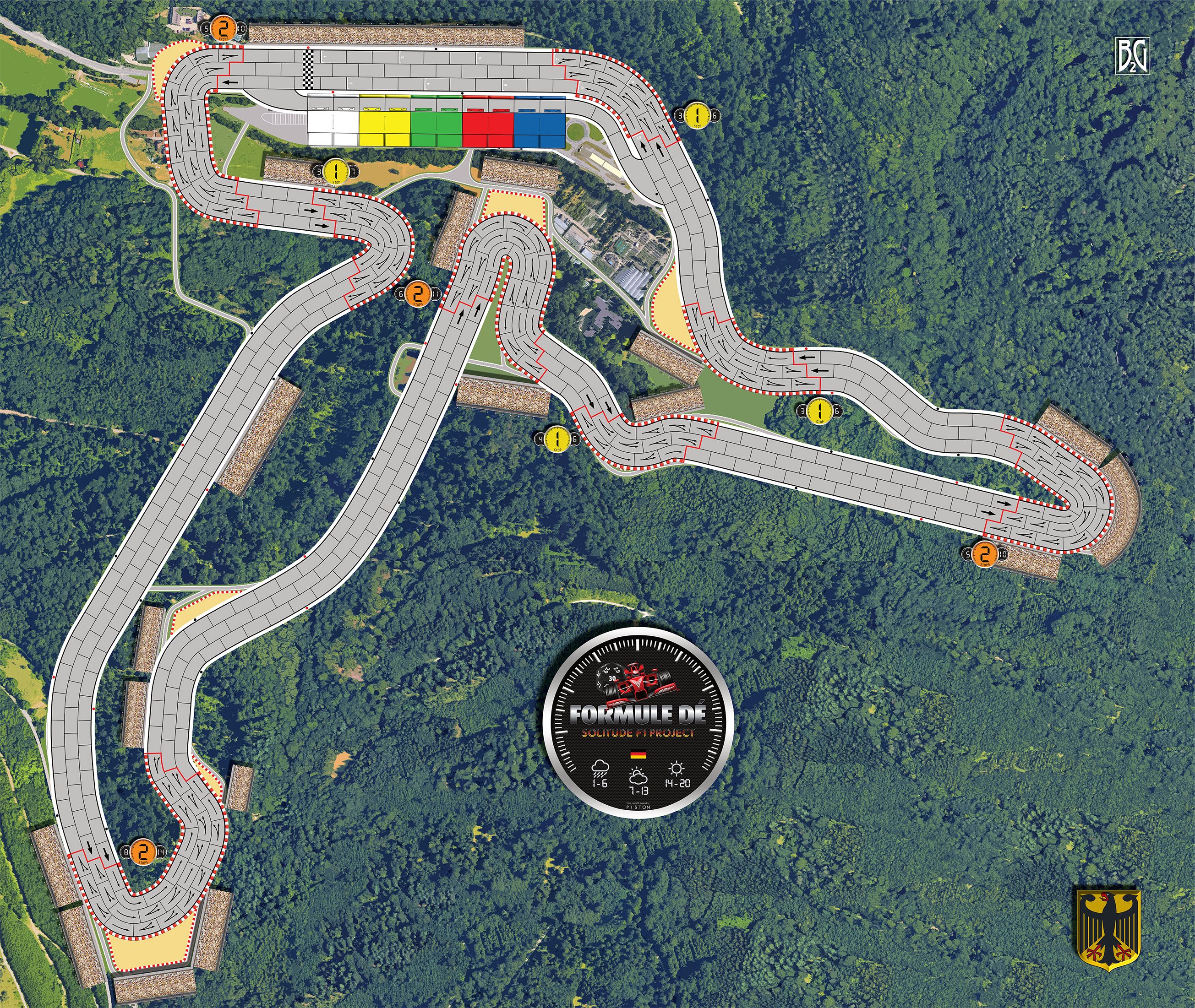 FD / FORMULE DE / FORMULA D CIRCUITS by PISTON | Formula Dé