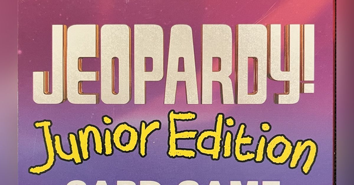 Jeopardy! Card Game Junior Edition | Board Game | BoardGameGeek