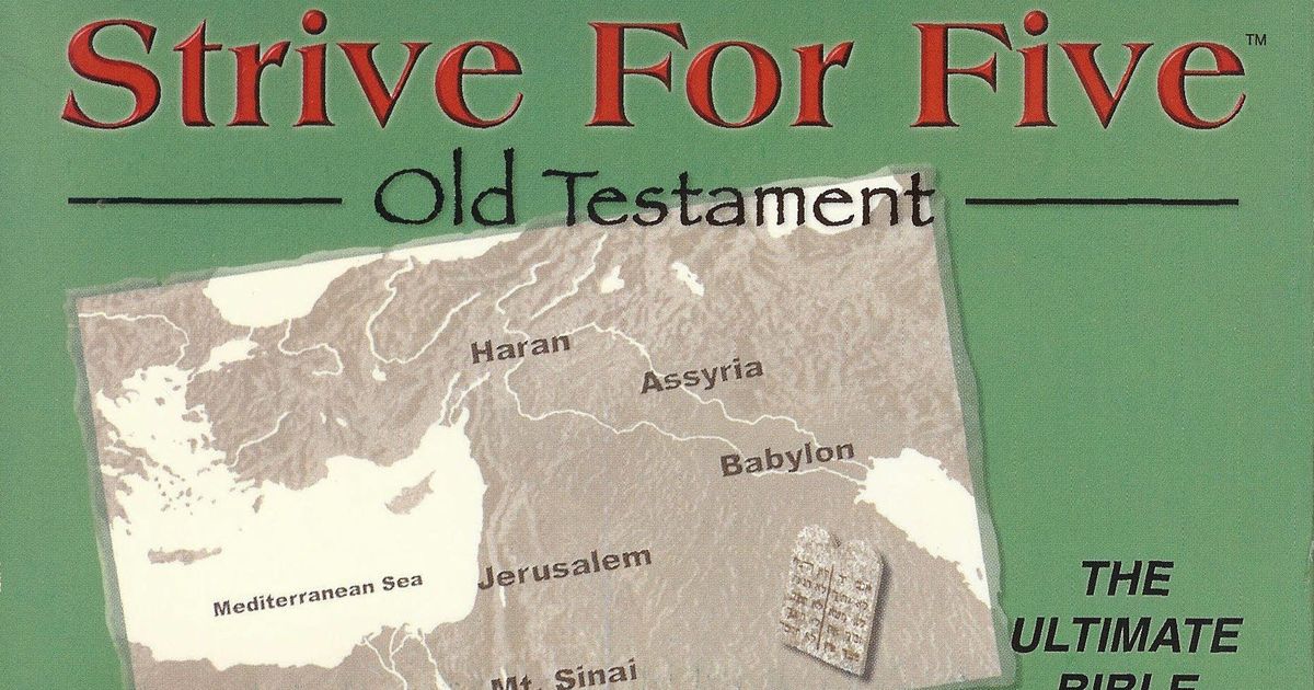 Strive For Five: Old Testament | Board Game | BoardGameGeek