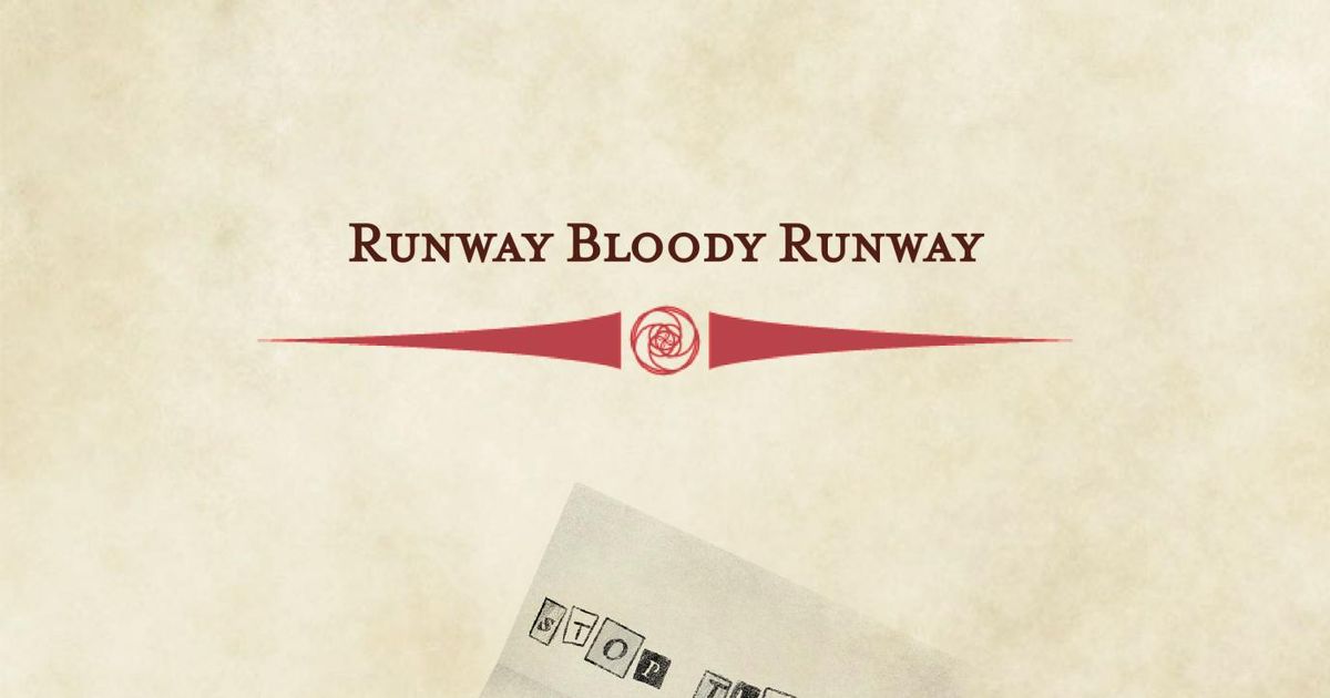 Runway Bloody Runway | RPG Item | BoardGameGeek