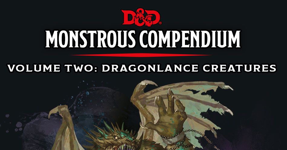 Monstrous Compendium Volume Two: Dragonlance Creatures | RPG Item | RPGGeek