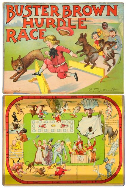Buster Brown Hurdle Race Game | Board Game | BoardGameGeek