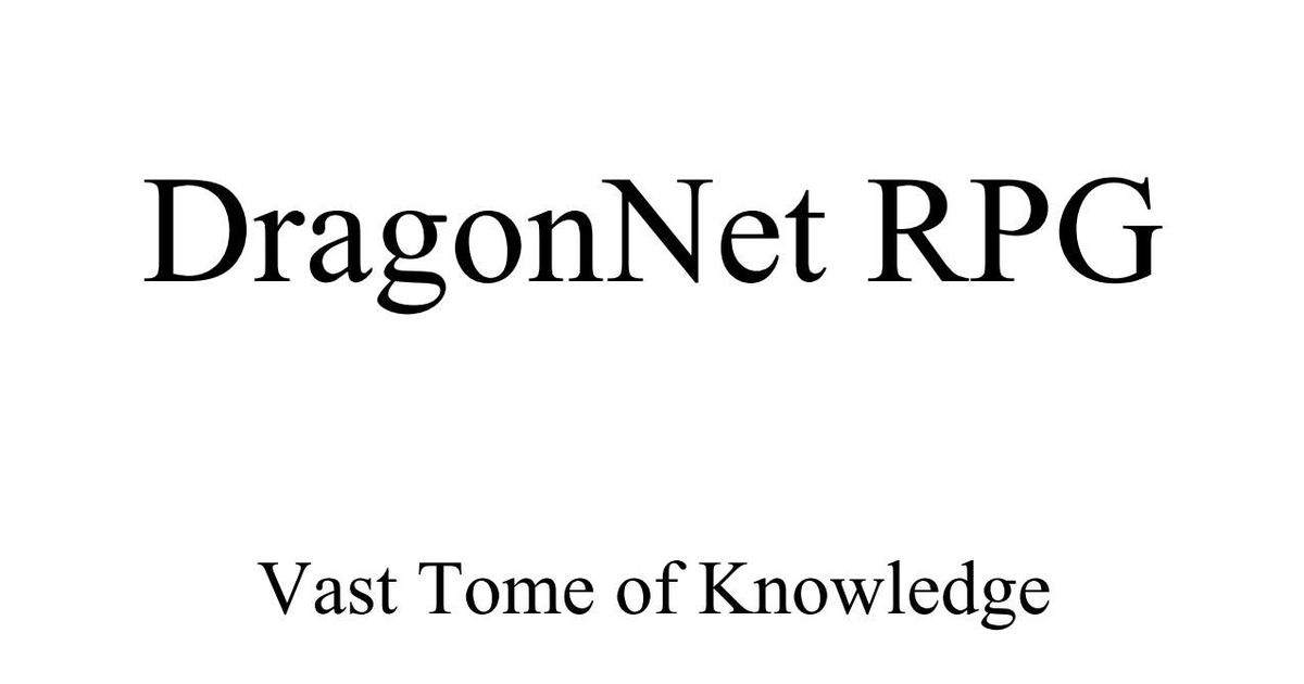 DragonNet RPG | RPG Item | RPGGeek