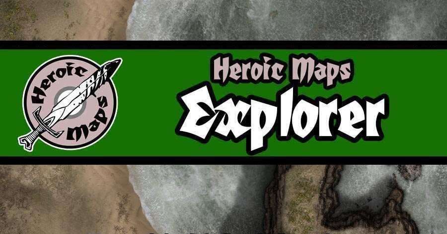 Heroic Maps Explorer: Beaches & Coves | RPG Item | RPGGeek