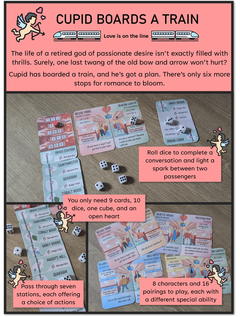 [WIP] Cupid Boards A Train - 2025 Solitaire PnP Contest (COMPONENTS ...