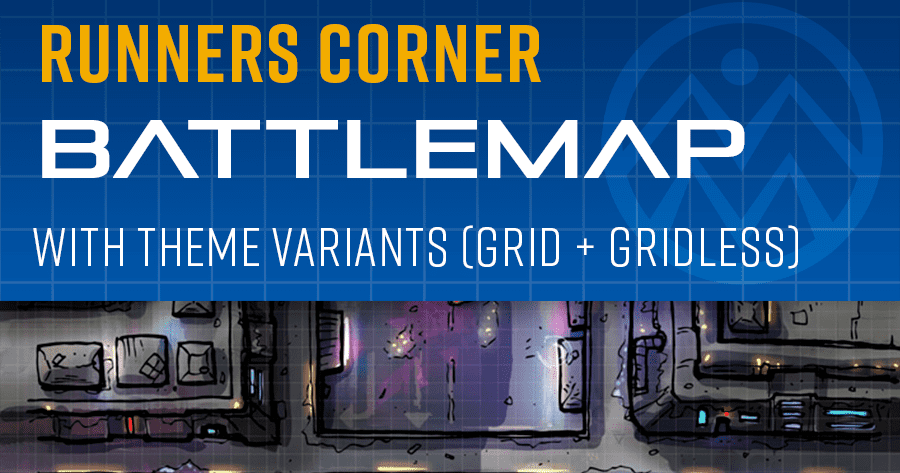 Runners Corner Battlemap | RPG Item | RPGGeek
