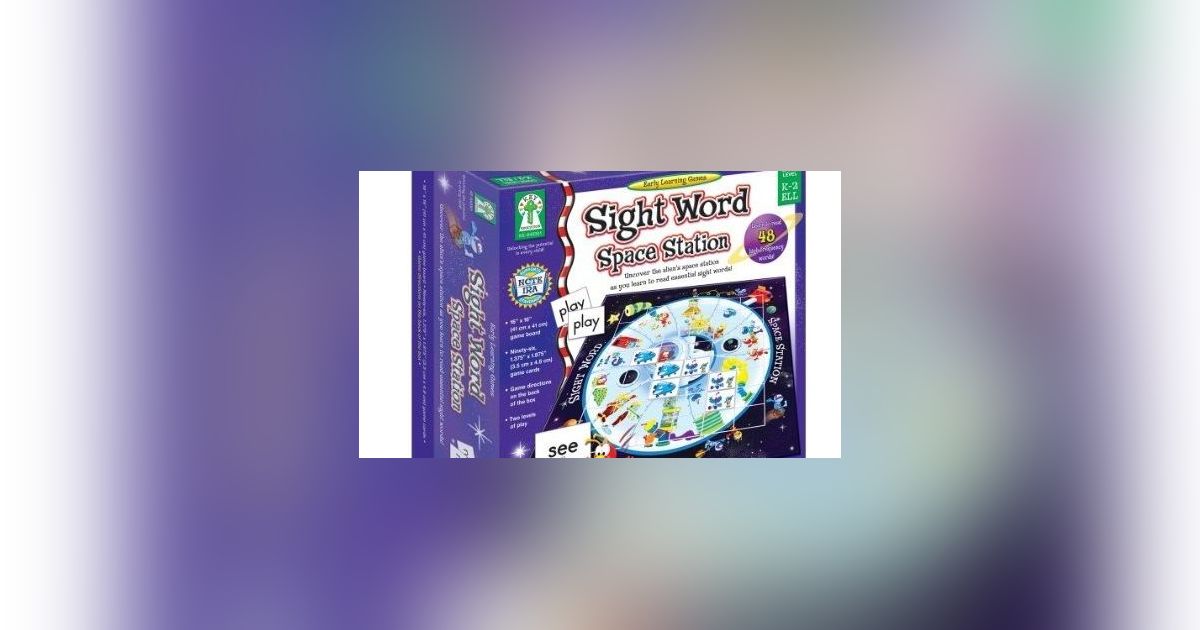 Space Station Sight-Word Game | Board Game | BoardGameGeek