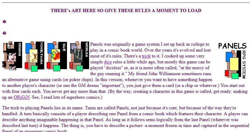 Panels | RPG Item | BoardGameGeek