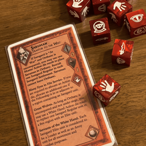 Orthanc dice available for Treason of Isengard fan expansion | War of ...