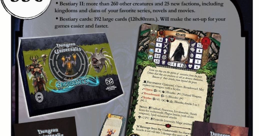 Dungeon Universalis: Encounters | Board Game | BoardGameGeek