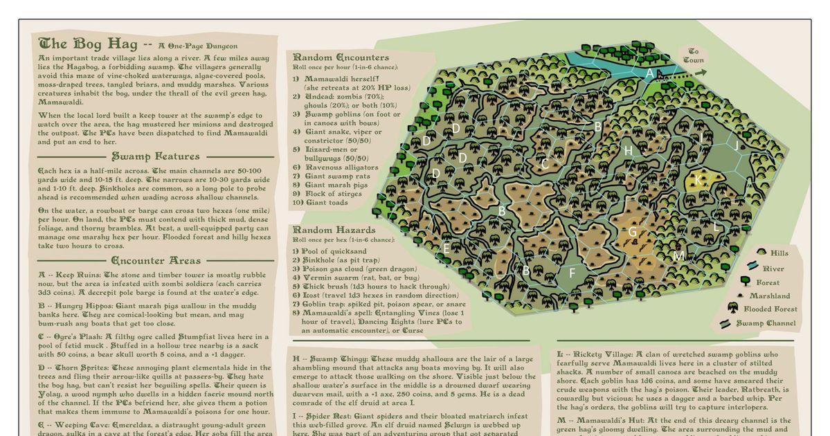 The Bog Hag | RPG Item | BoardGameGeek